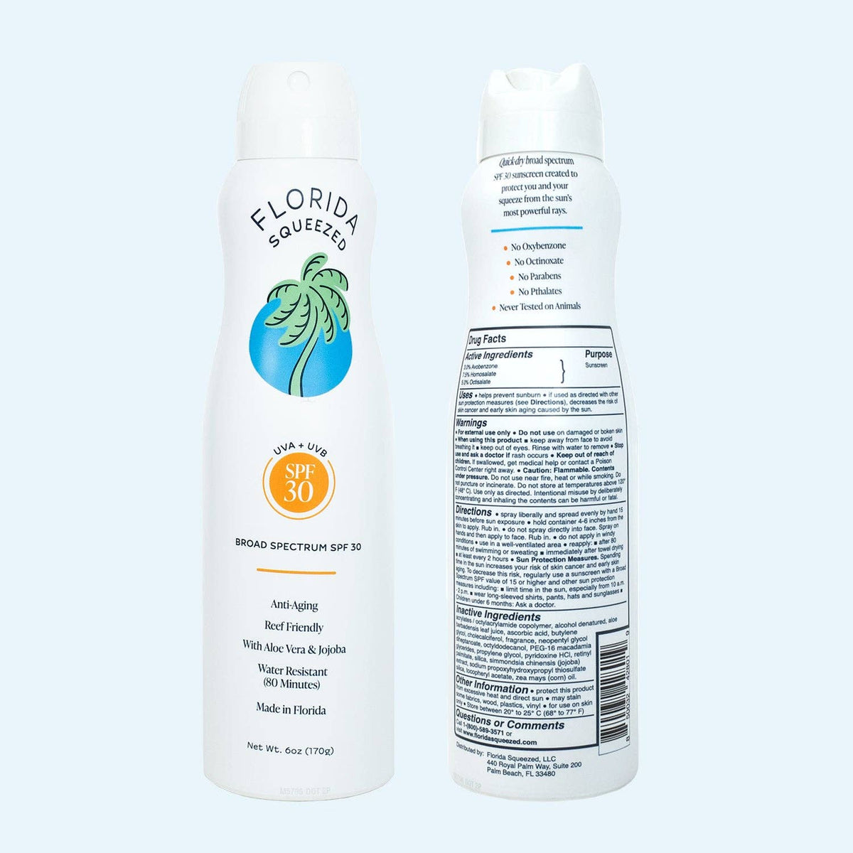 SPF 30 Sunscreen Spray by Florida Squeezed – Greyfield Shop