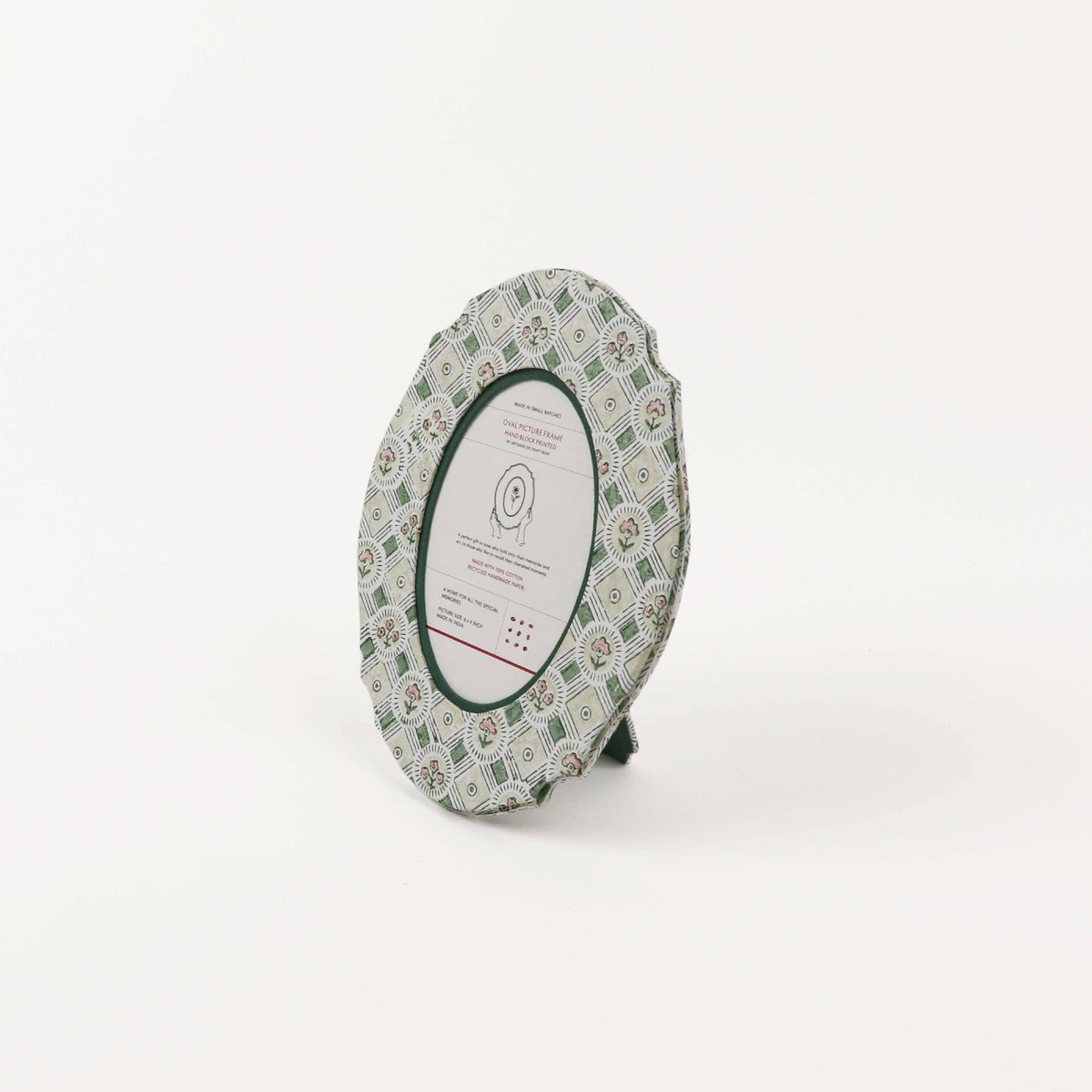 Oval Picture Frame - Spring Bloom Green – Greyfield Shop